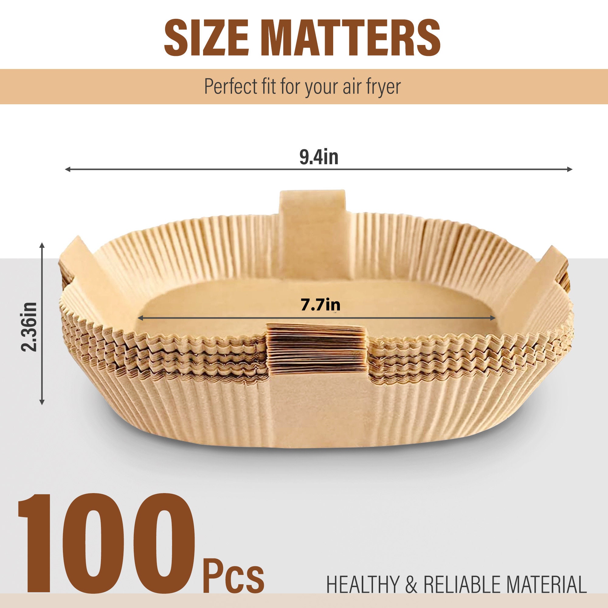 Parchment Paper Sheets for Air Fryer, Air Fryer Disposable Paper Liners ...