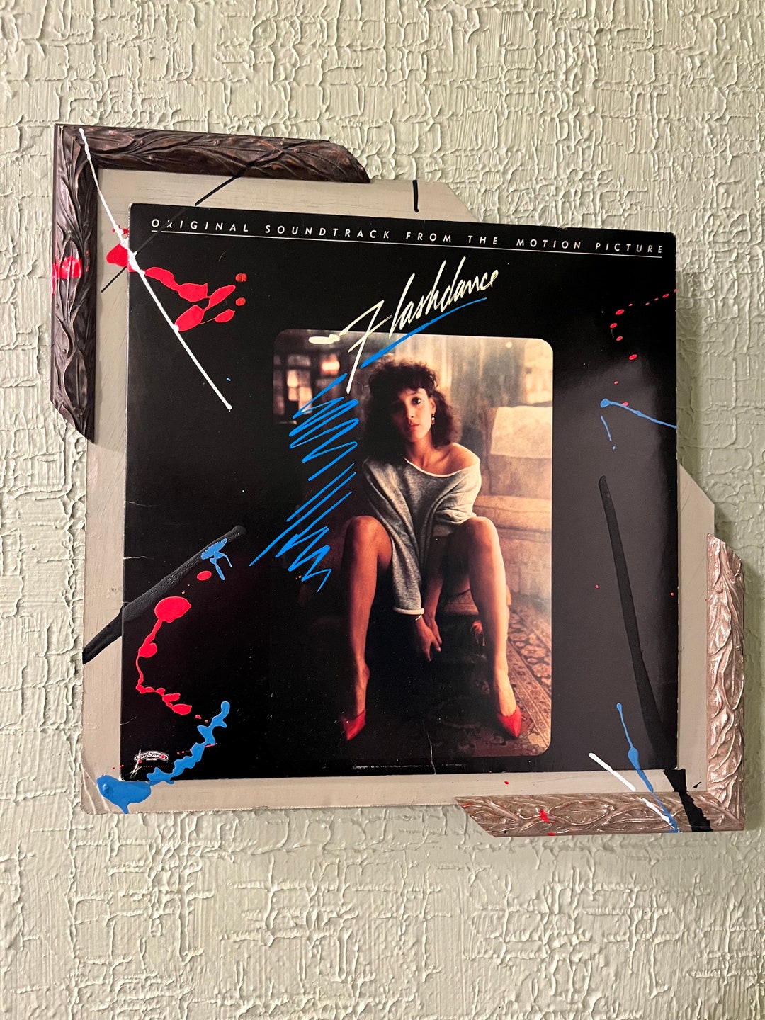 Flashdance Original Album Cover Hand Embellished - Etsy