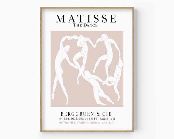 Henri Matisse the Dance Exhibition Poster Boho Wall Art | Etsy