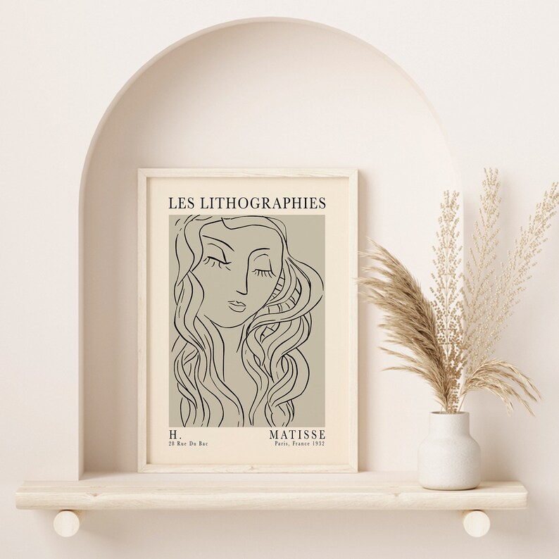 Henri Matisse WOMAN LINE ART Female Figure Woman Sketch Art - Etsy