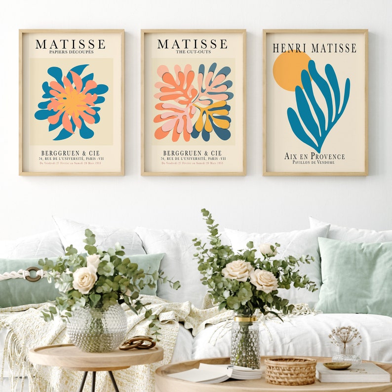Henri Matisse Cut-outs Art Vintage Poster Art Print Papiers - Etsy