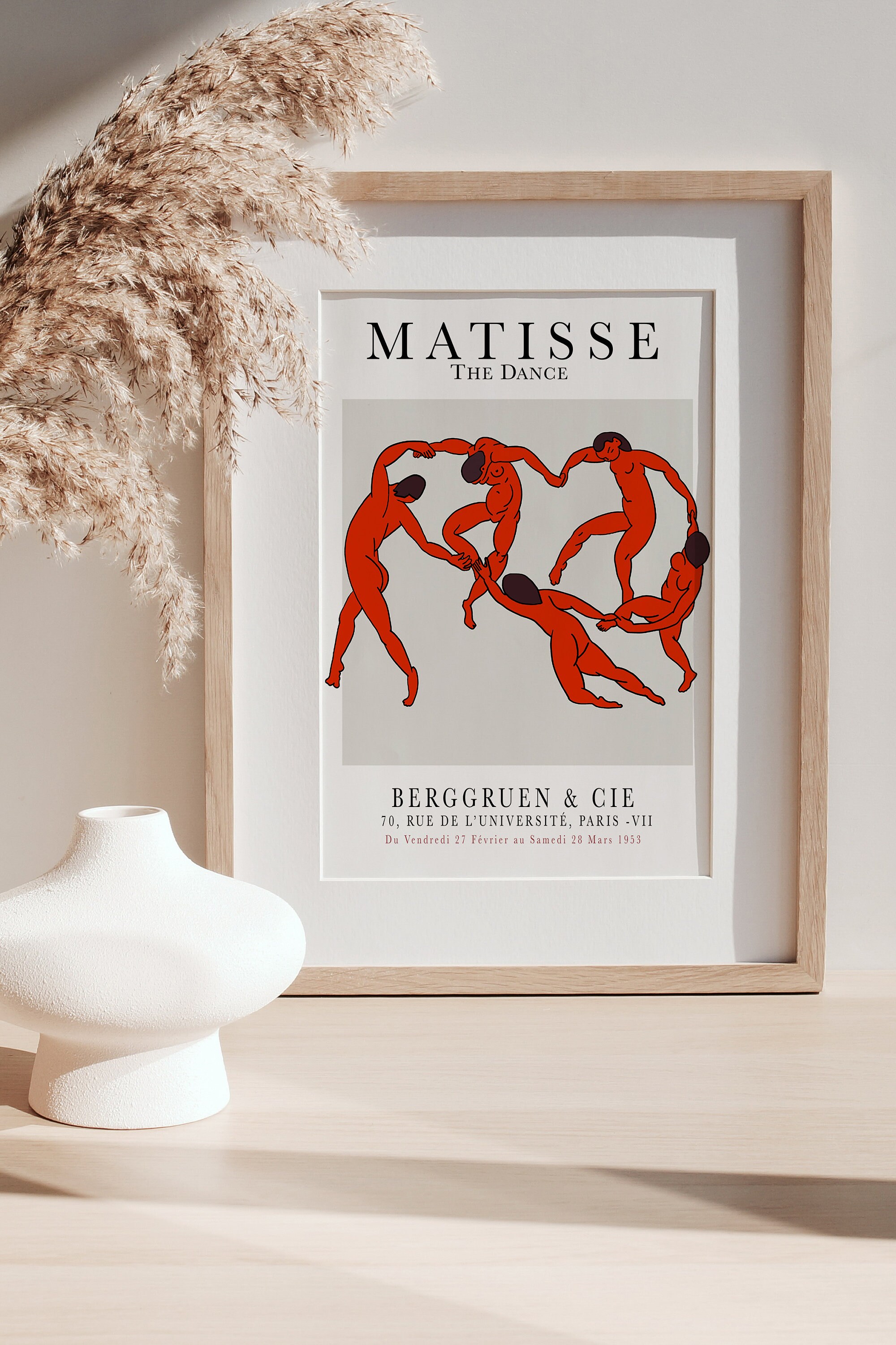 Henri Matisse the Dance Exhibition Poster Boho Wall Art - Etsy