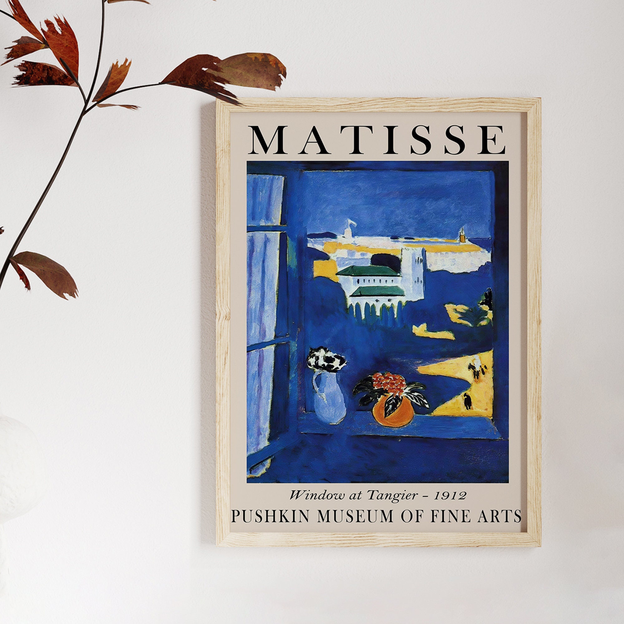 Matisse Window at Tangier Print, Minimalist Gallery Wall Art (digital ...