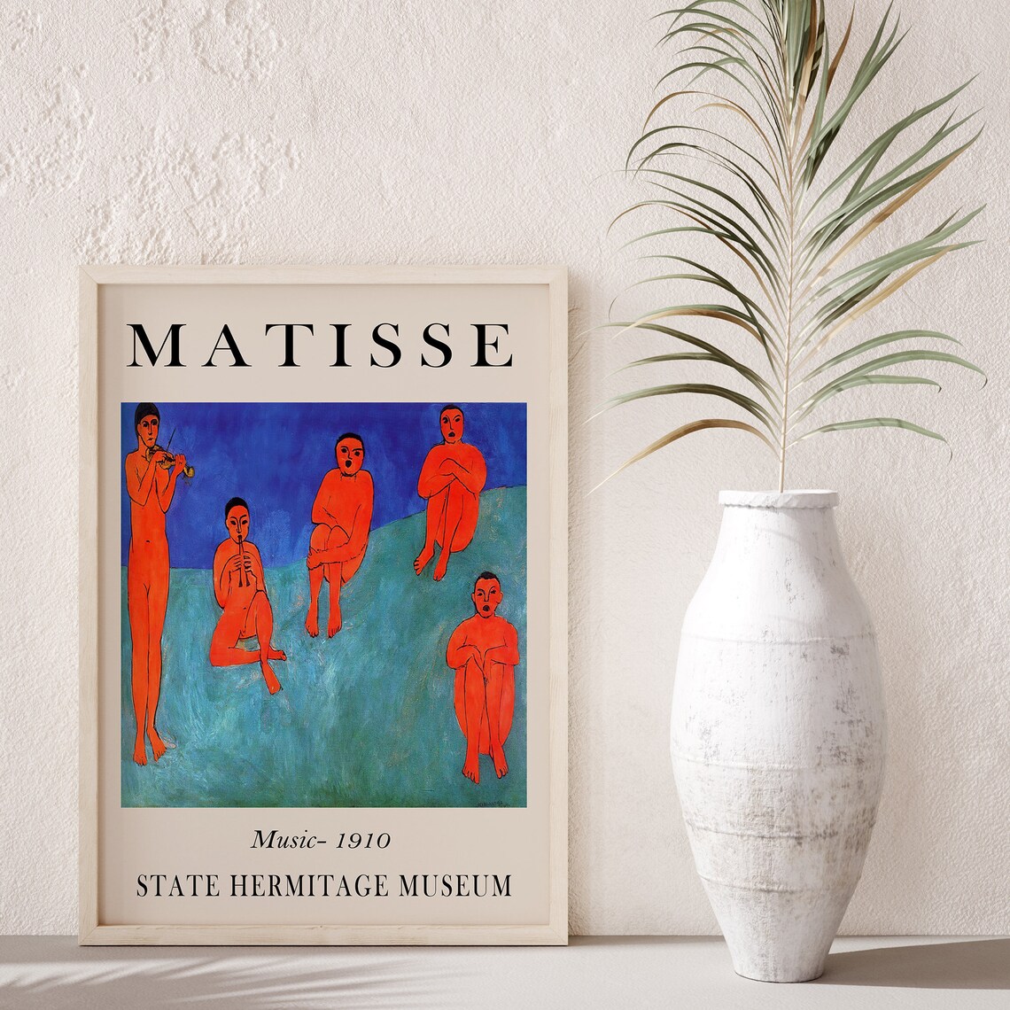 Henri Matisse Music Wall Art La Musique Art Exhibition - Etsy