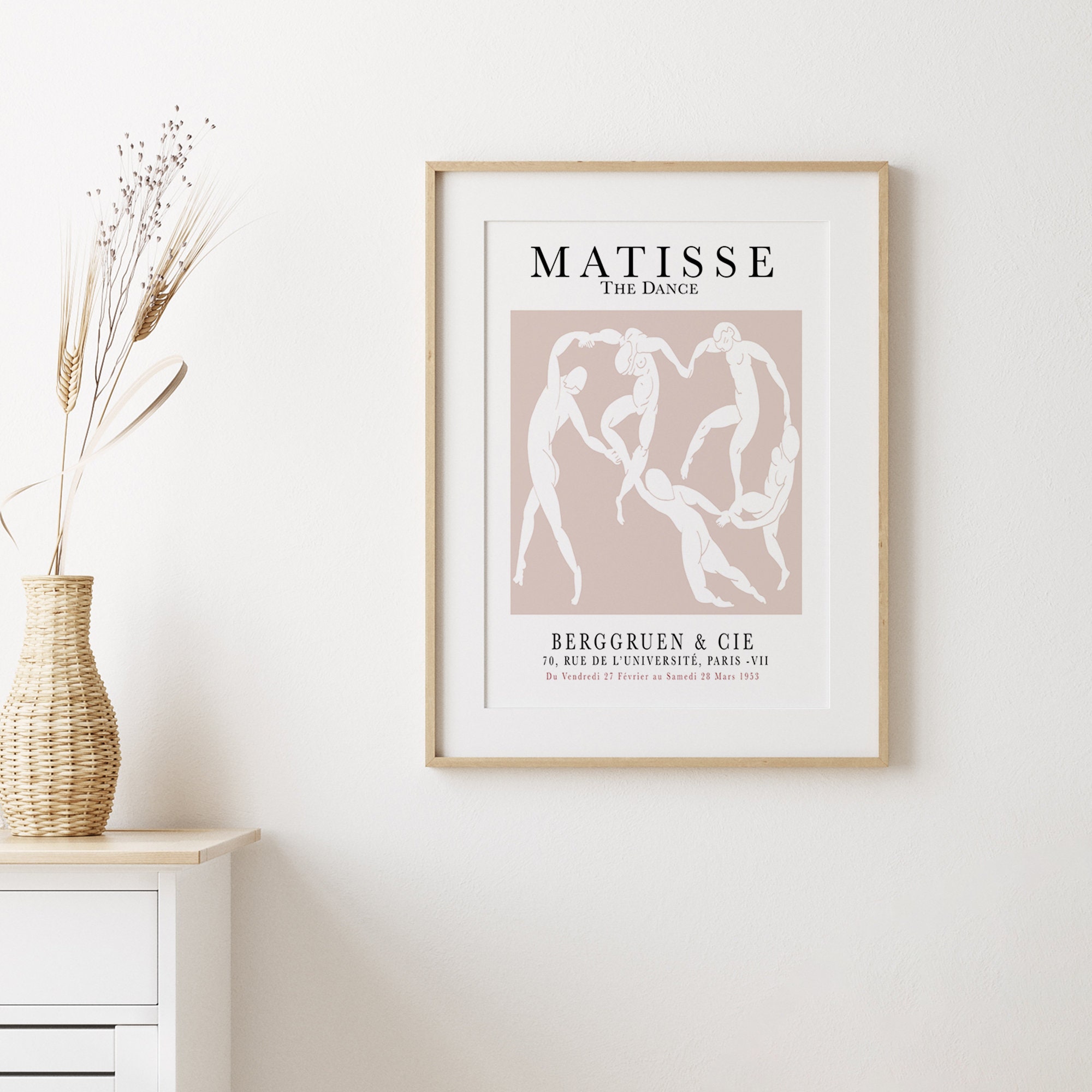 Henri Matisse the Dance Exhibition Poster Boho Wall Art - Etsy