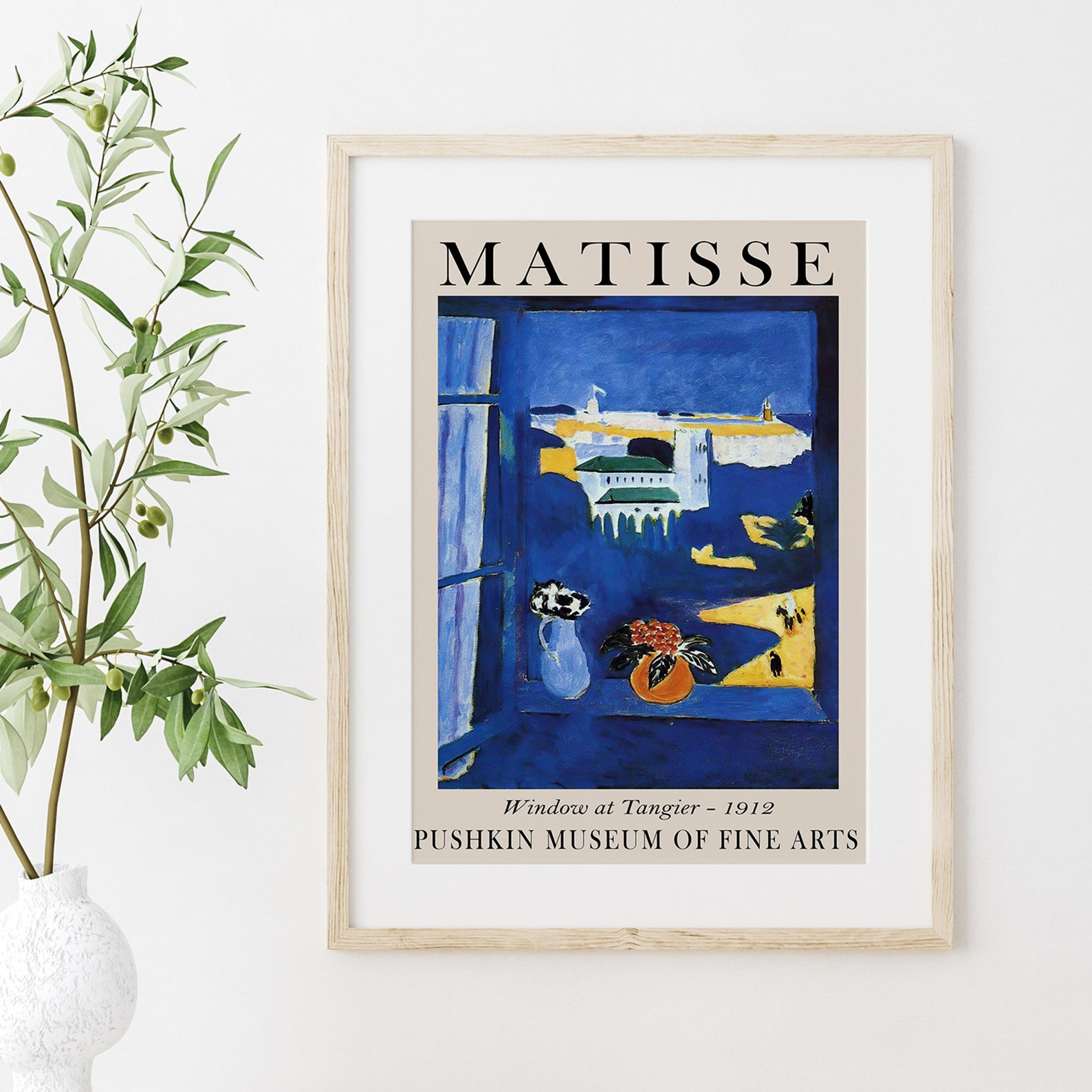 Matisse Window at Tangier Print, Minimalist Gallery Wall Art (digital ...