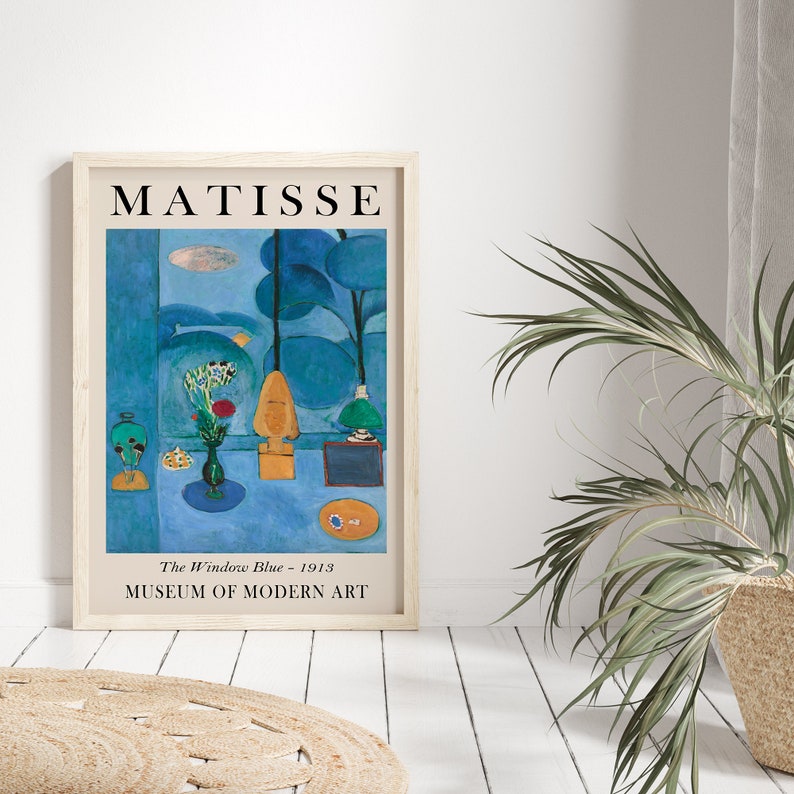 Henri Matisse the Blue Window Art Print Matisse Painting - Etsy