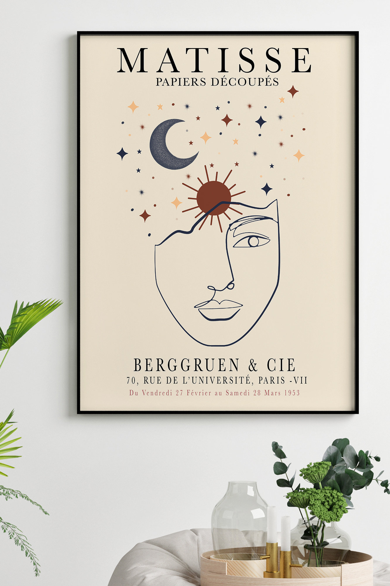 Henri Matisse Single Line Woman Face Face Line Drawing | Etsy