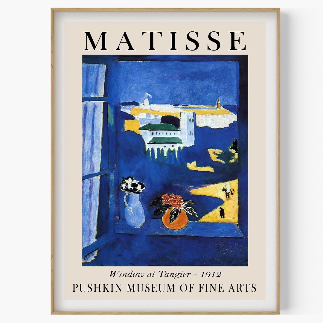 Matisse Window at Tangier Print, Minimalist Gallery Wall Art (digital ...