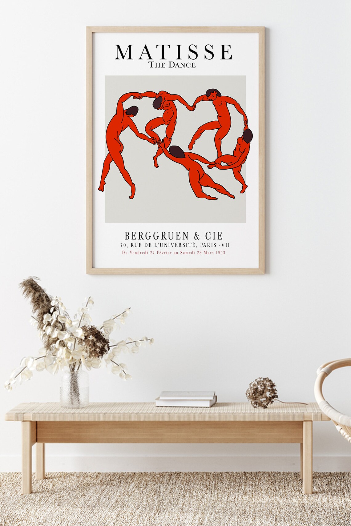 Henri Matisse the Dance Exhibition Poster Boho Wall Art - Etsy