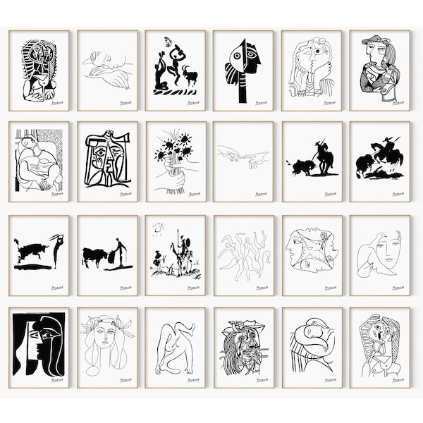 Picasso Sketch - Etsy