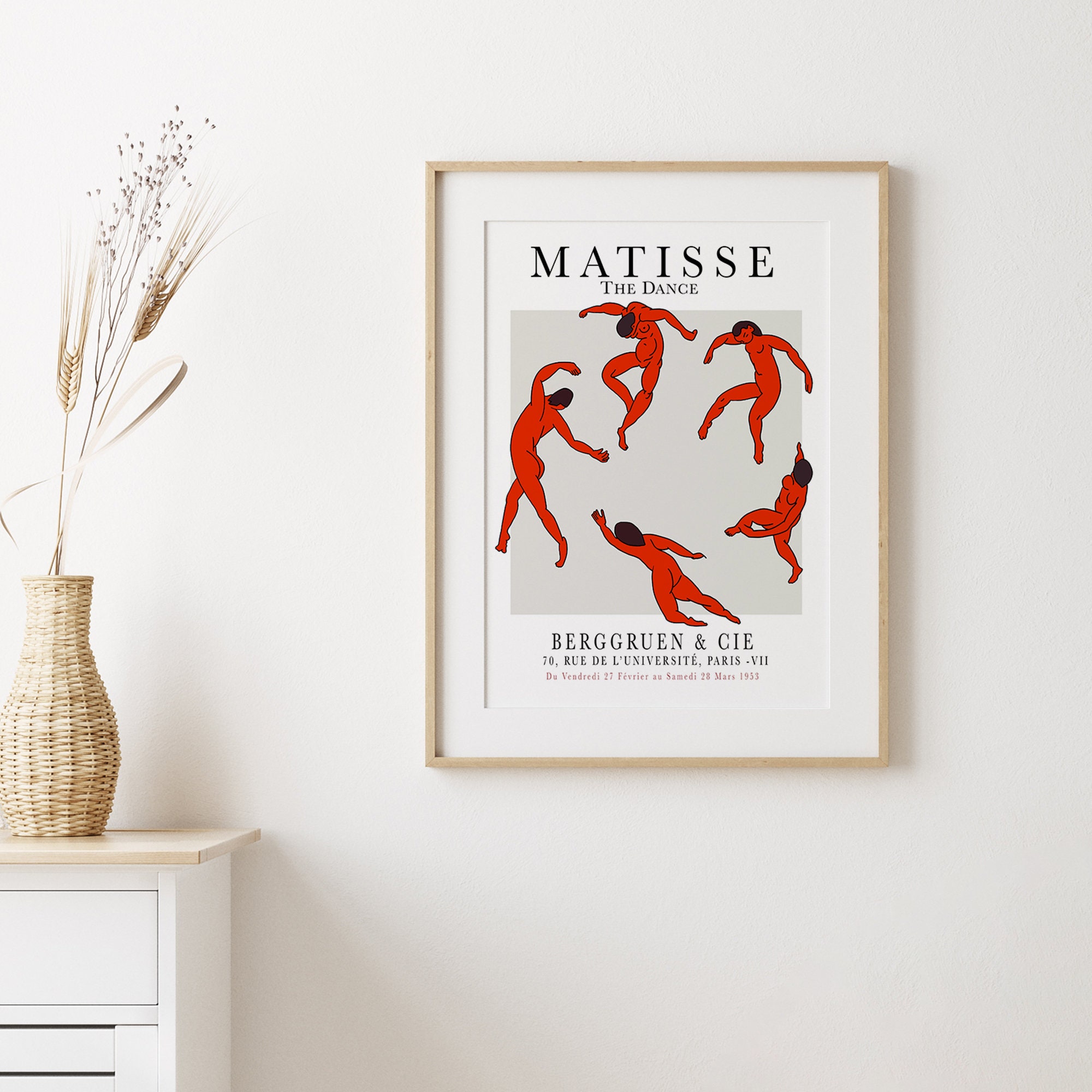 Henri Matisse the Dance Exhibition Poster Boho Wall Art - Etsy