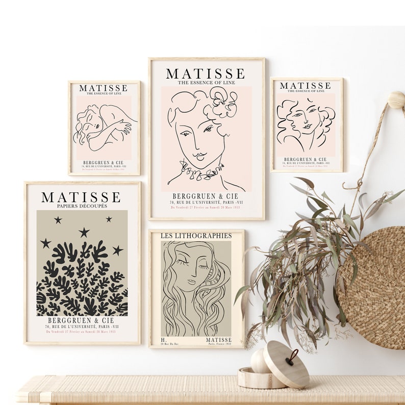 Henri Matisse WOMAN LINE ART Female Figure Woman Sketch Art - Etsy