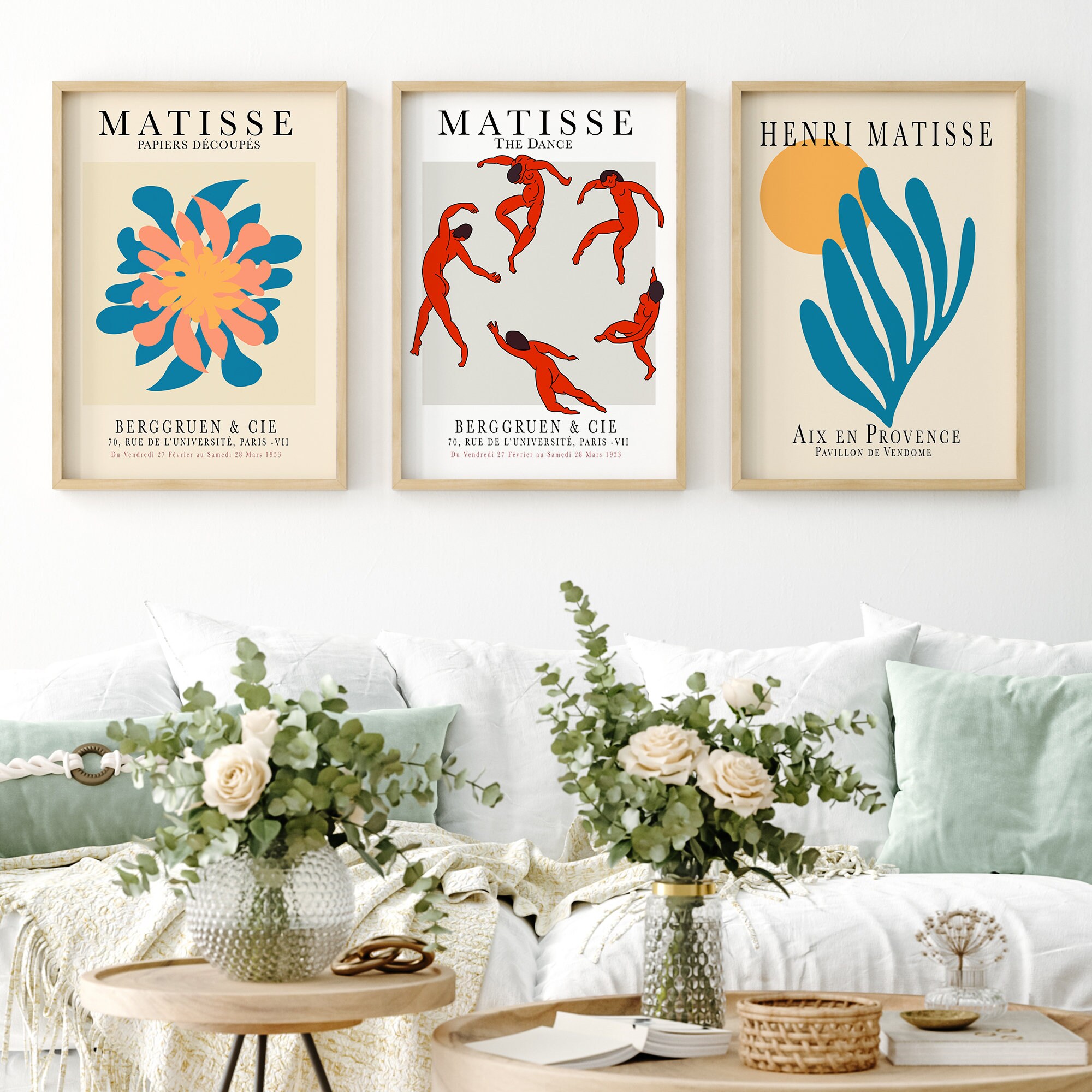 Henri Matisse "the Dance" Exhibition Poster, Fauvism Art (digital ...