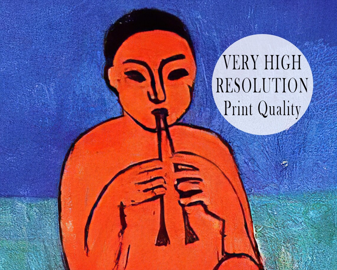 Henri Matisse Music Wall Art La Musique Art Exhibition - Etsy