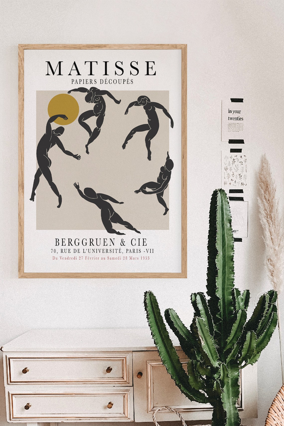 Henri Matisse the Dance Exhibition Poster Boho Wall Art - Etsy