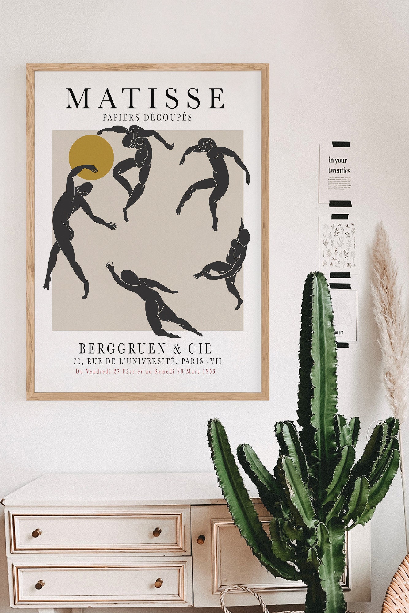 Henri Matisse 'the Dance' Exhibition Poster, Fauvism Art (digital ...