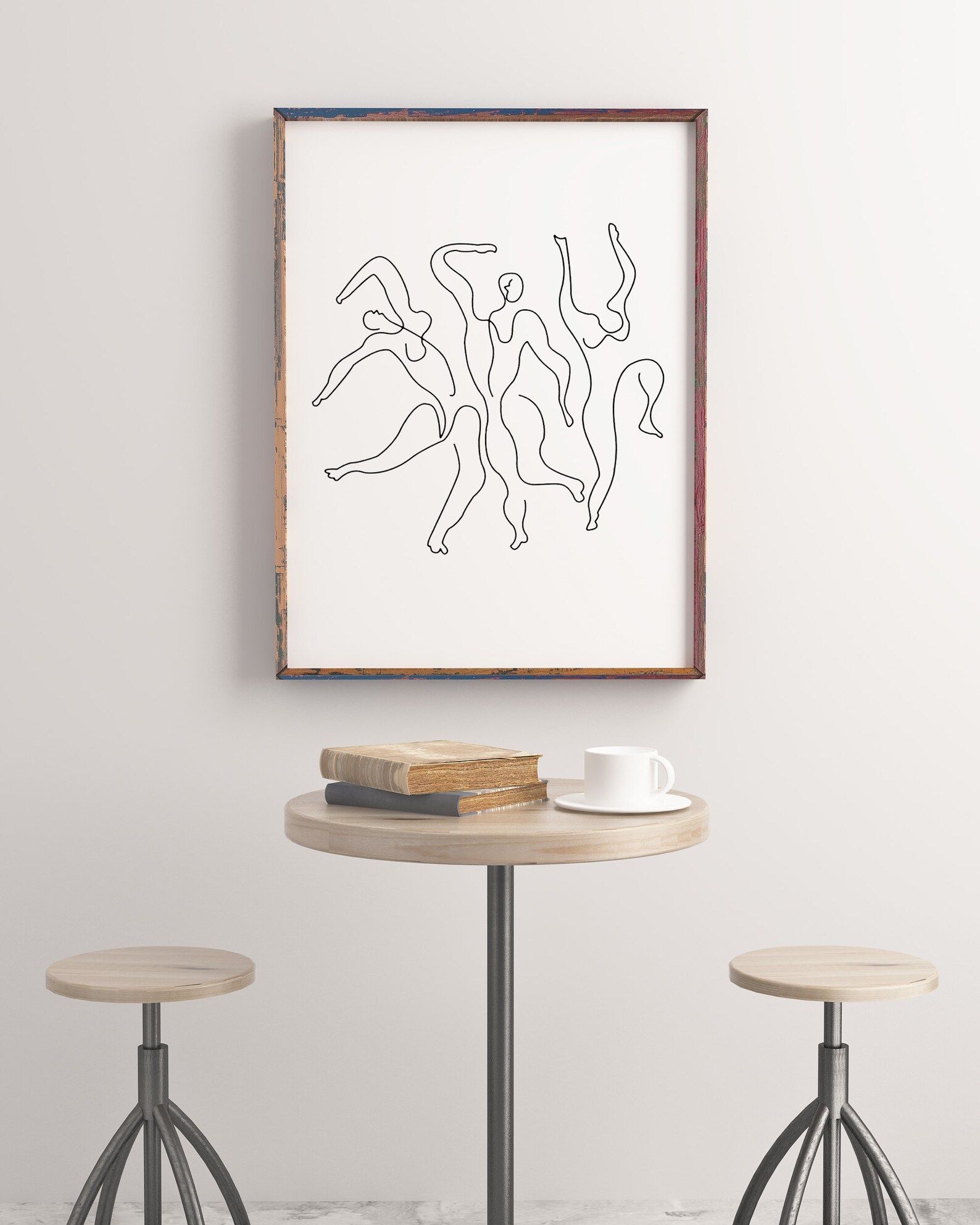 Picasso Dance Art Picasso Dance Line Drawing Picasso Sketch | Etsy