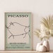 Picasso Pig Sketch, Picasso Line Art, Animal Poster, Exhibition Print ...
