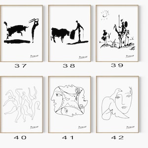 All Picasso Sketches in One Pack, 24 Picasso Drawing Download, Picasso ...