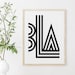 Bla Print Bla Bla Bla Quote Lettering Art Black White Print - Etsy
