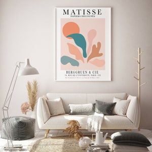 Henri Matisse Broadleaf Art Print, Botanical Decor, Matisse Exhibition ...