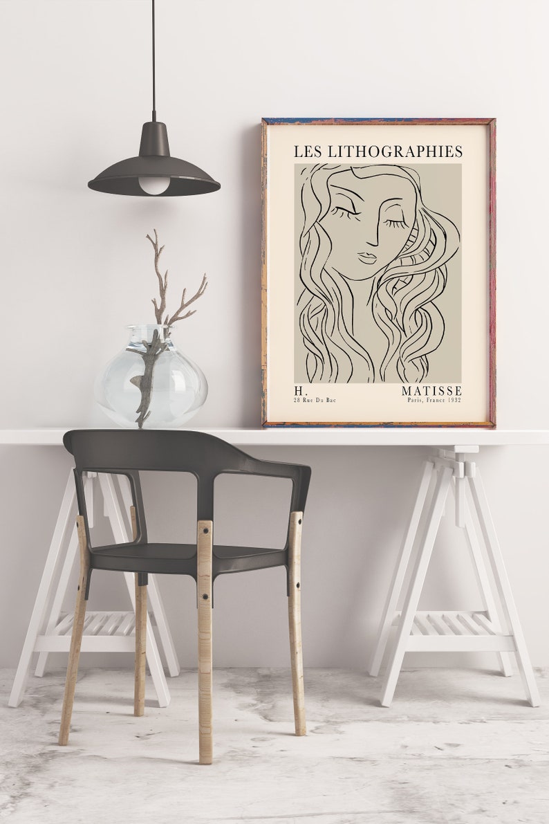 Henri Matisse WOMAN LINE ART Female Figure Woman Sketch Art - Etsy