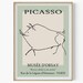 Picasso Pig Sketch, Picasso Line Art, Animal Poster, Exhibition Print ...