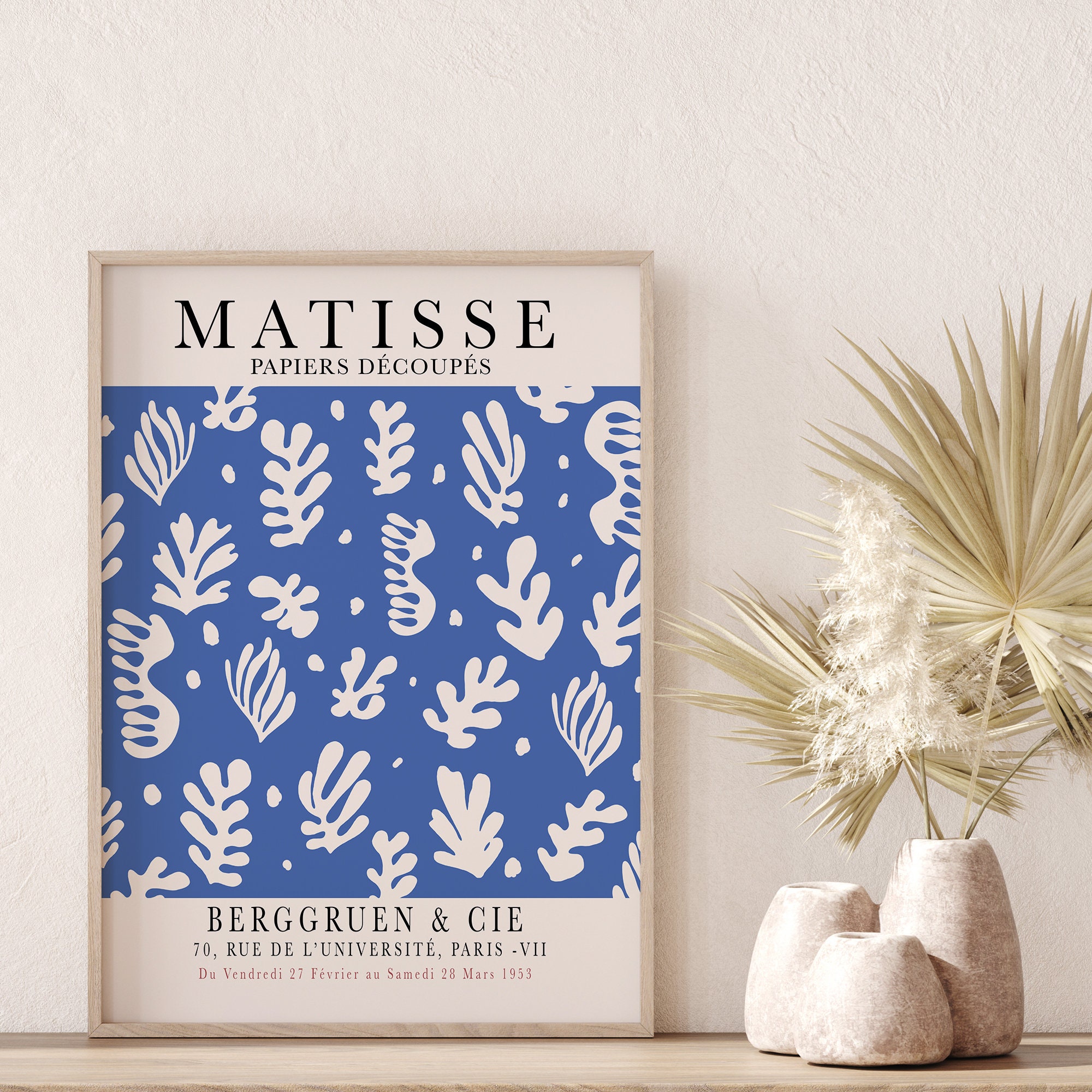 Henri Matisse Abstract Shape Wall Art Matisse Cut Outs | Etsy