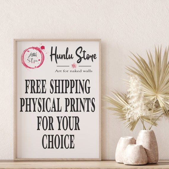 Physical Print of Your Choice Physical Shipping Any Items in - Etsy