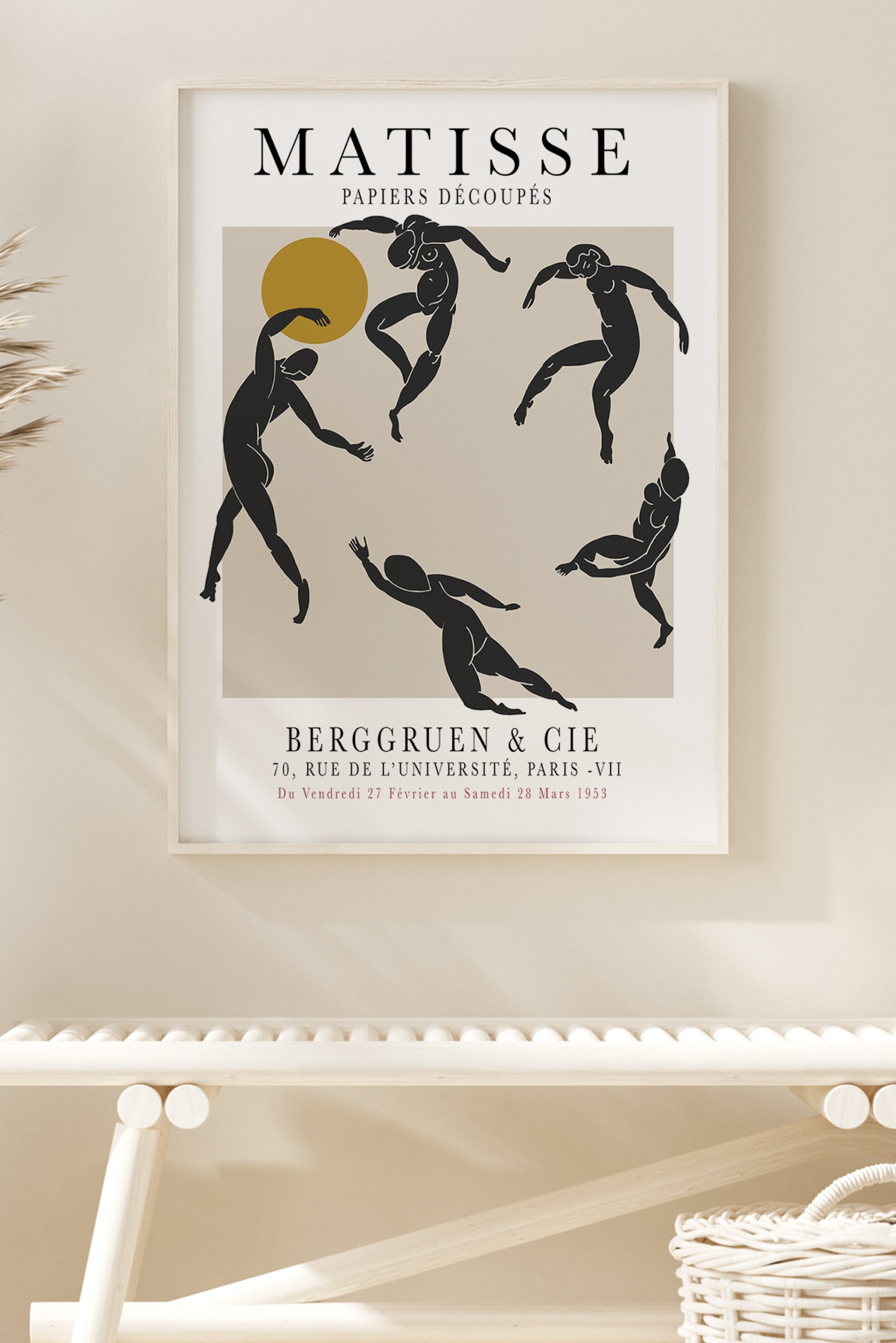 Henri Matisse 'the Dance' Exhibition Poster, Fauvism Art (digital ...