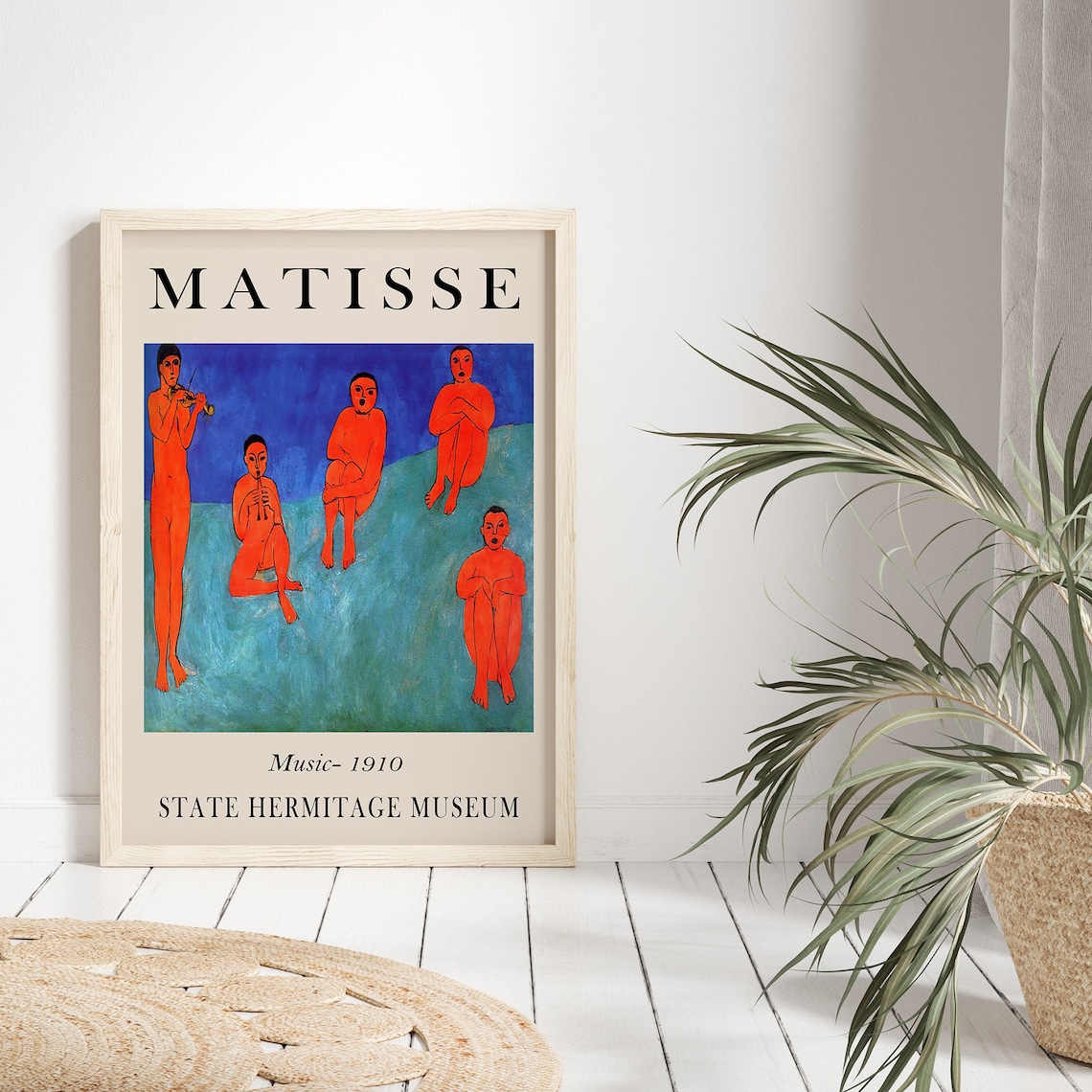 Henri Matisse Music Wall Art La Musique Art Exhibition - Etsy