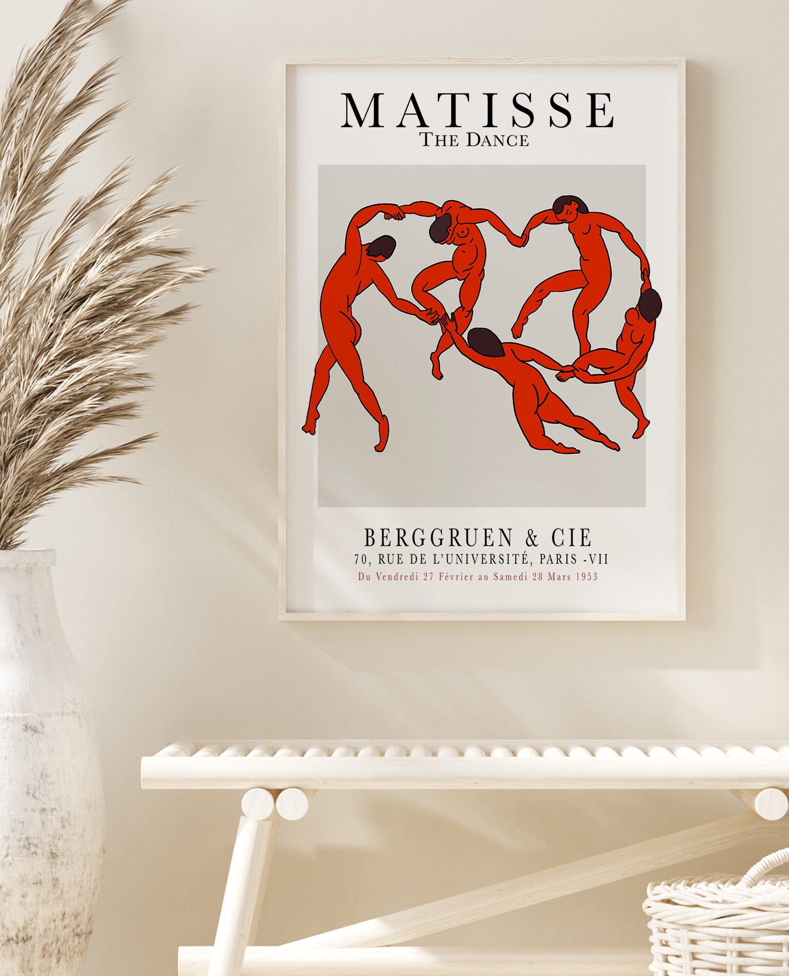 Henri Matisse the Dance Exhibition Poster Boho Wall Art - Etsy
