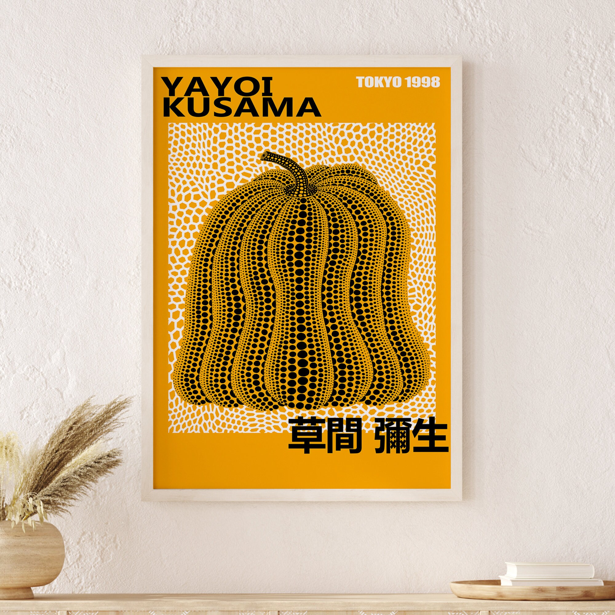 Yayoi Kusama Pumpkin Art Print Halloween Pumpkin Art Yayoi - Etsy
