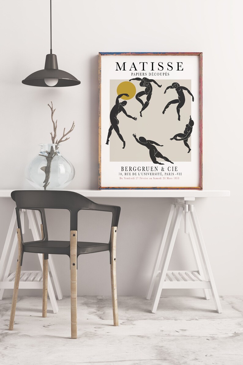 Henri Matisse 'the Dance' Exhibition Poster, Fauvism Art (digital ...