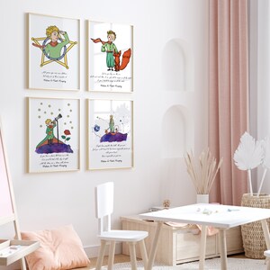 Choose 3 Out of 24 the Little Prince Digital Drawing, Le Petit Prince ...