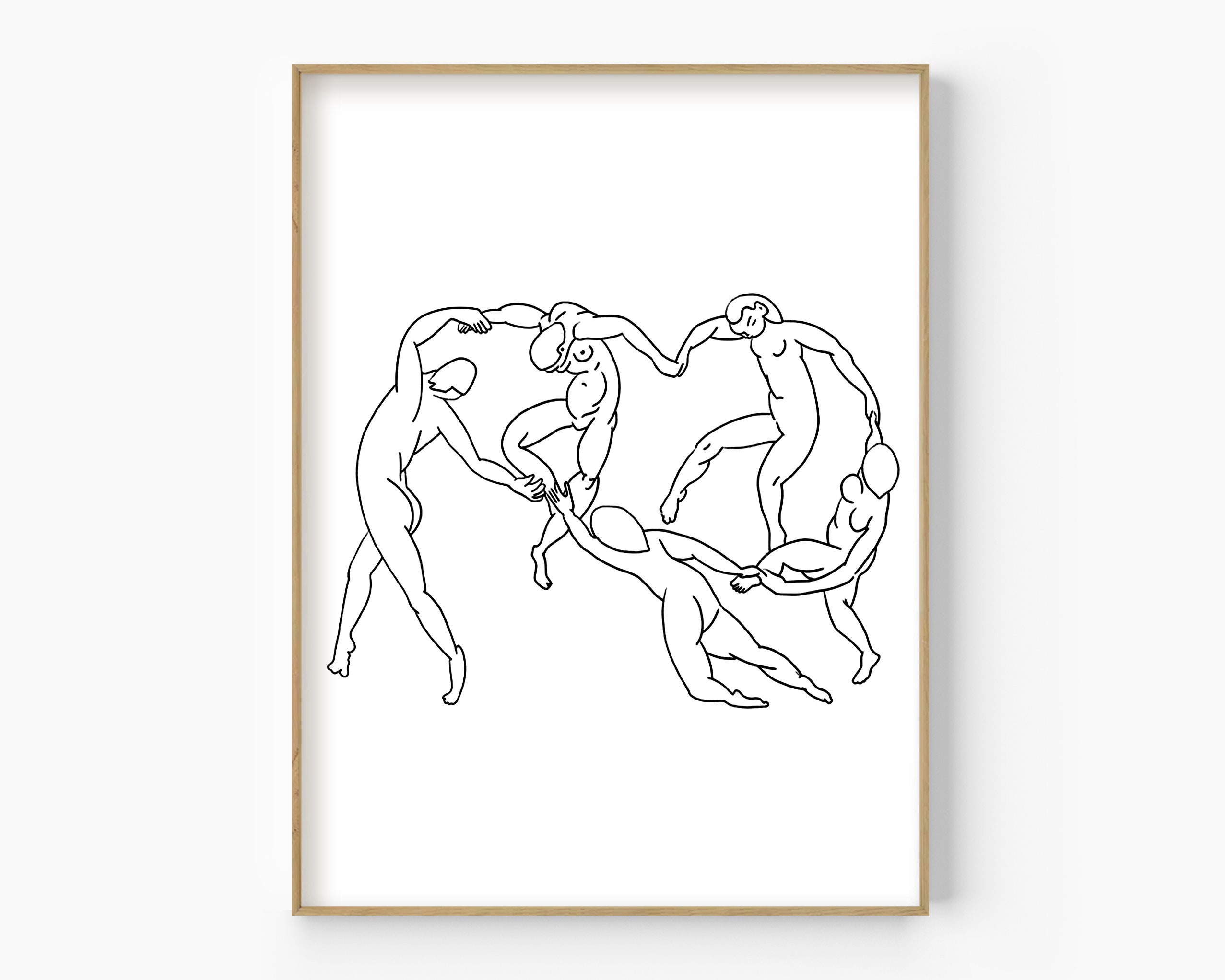 Henri Matisse Dance Art Print Matisse Line Drawing Matisse | Etsy