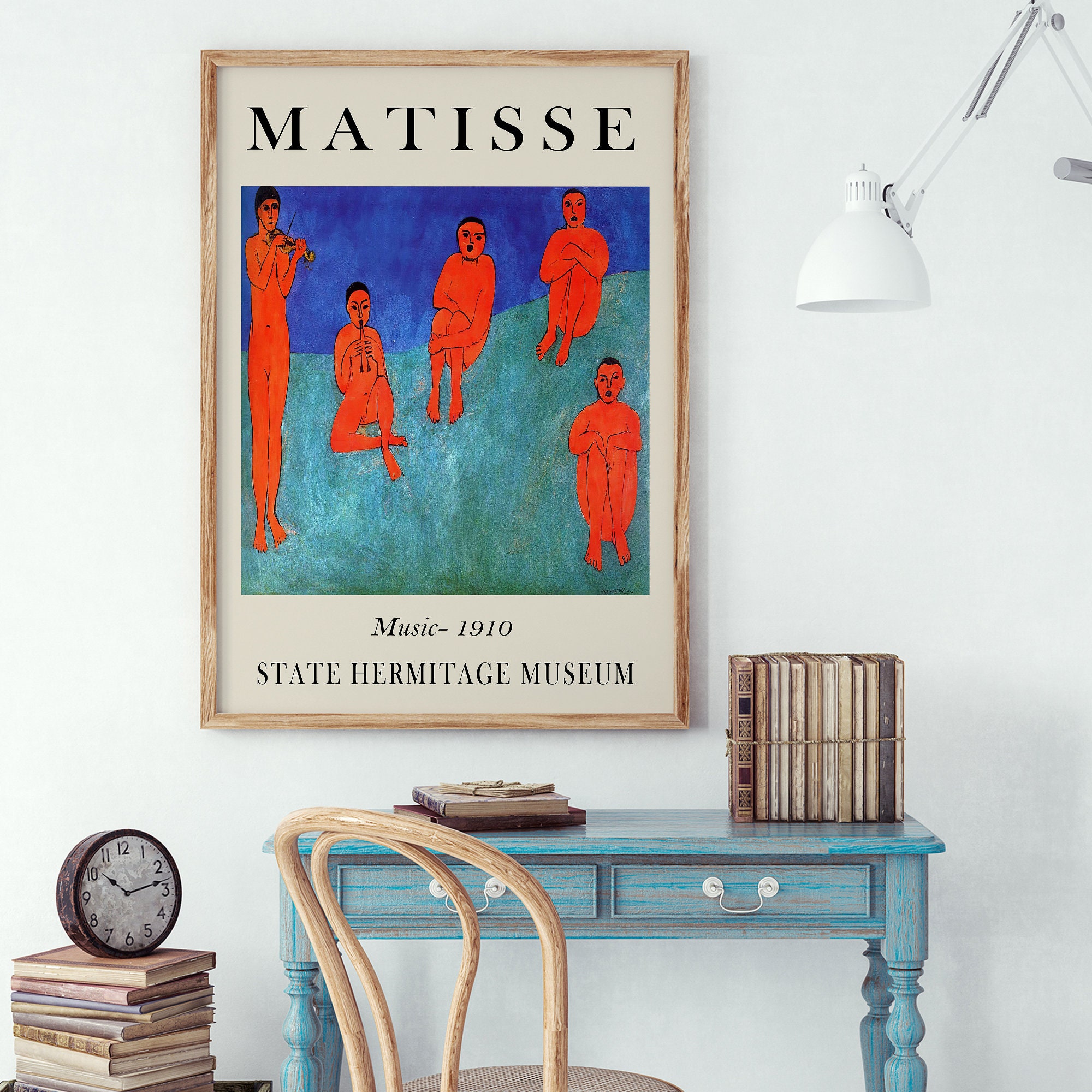 Henri Matisse Music Wall Art La Musique Art Exhibition - Etsy