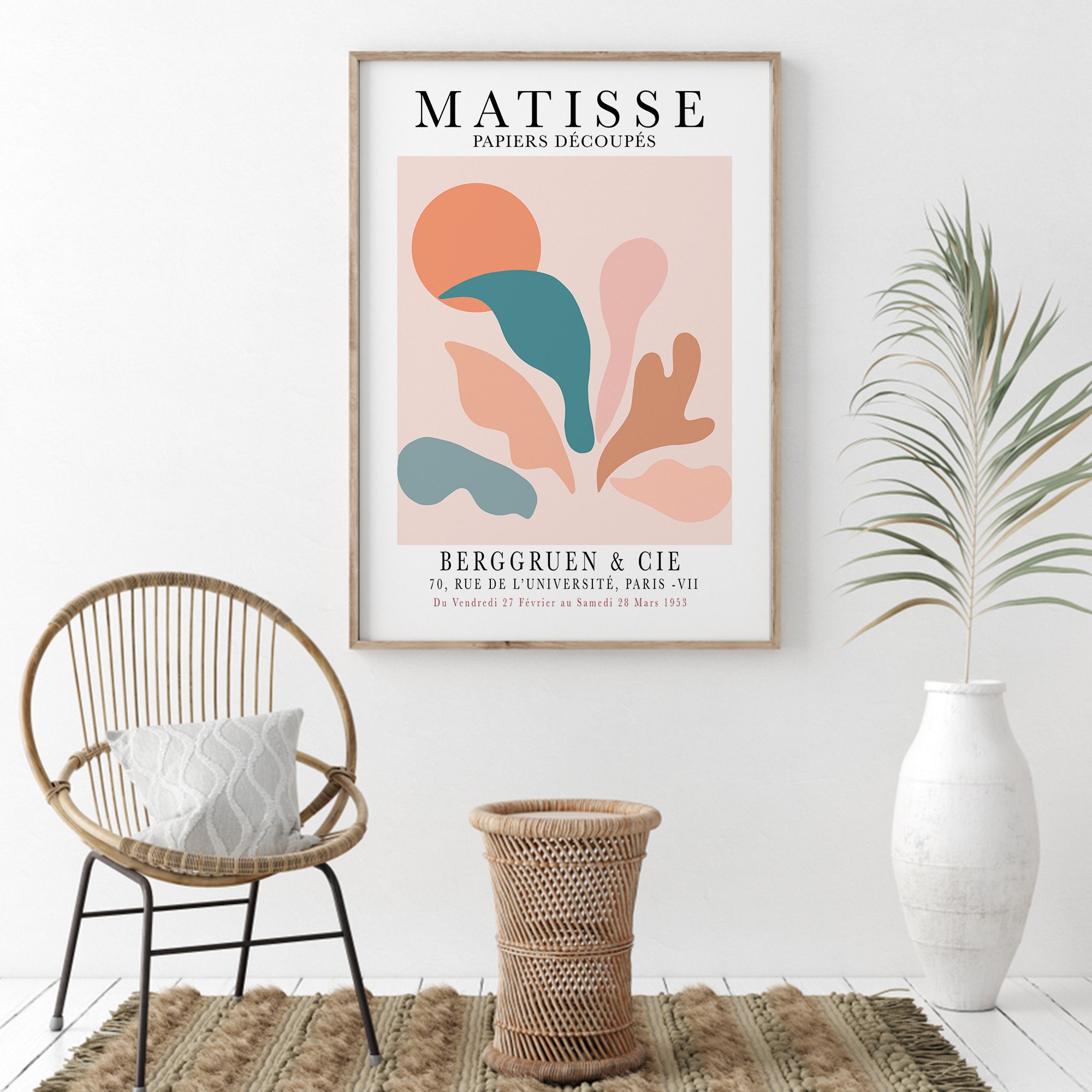 Henri Matisse Broadleaf Art Print Botanical Decor Matisse | Etsy