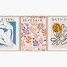 Choose 3 Out of 72 Henri Matisse Artwork, Matisse Art Set of 3 Poster ...