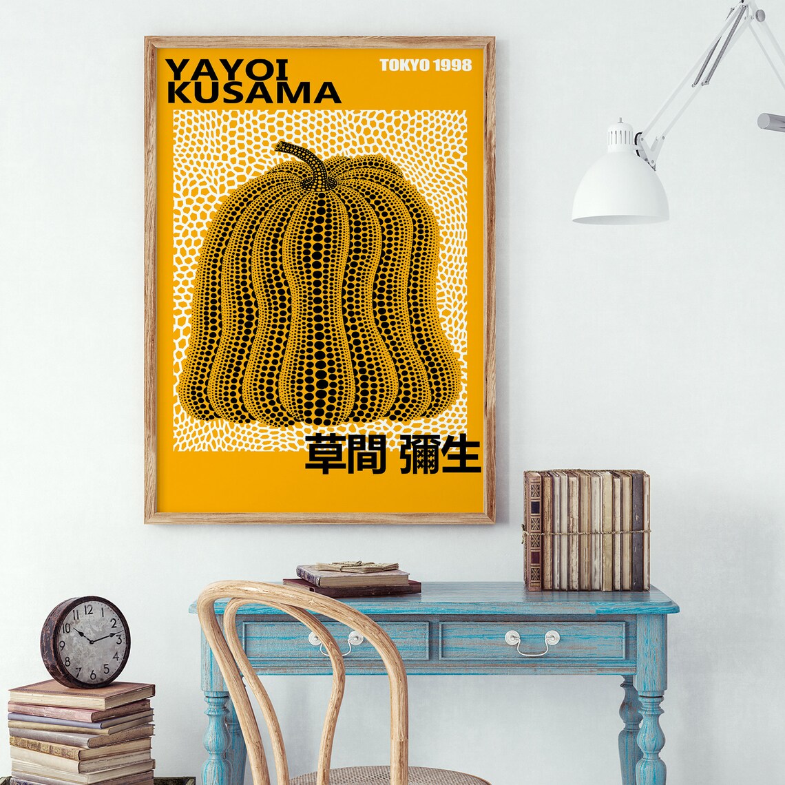 Yayoi Kusama Pumpkin Art Print Halloween Pumpkin Art Yayoi | Etsy