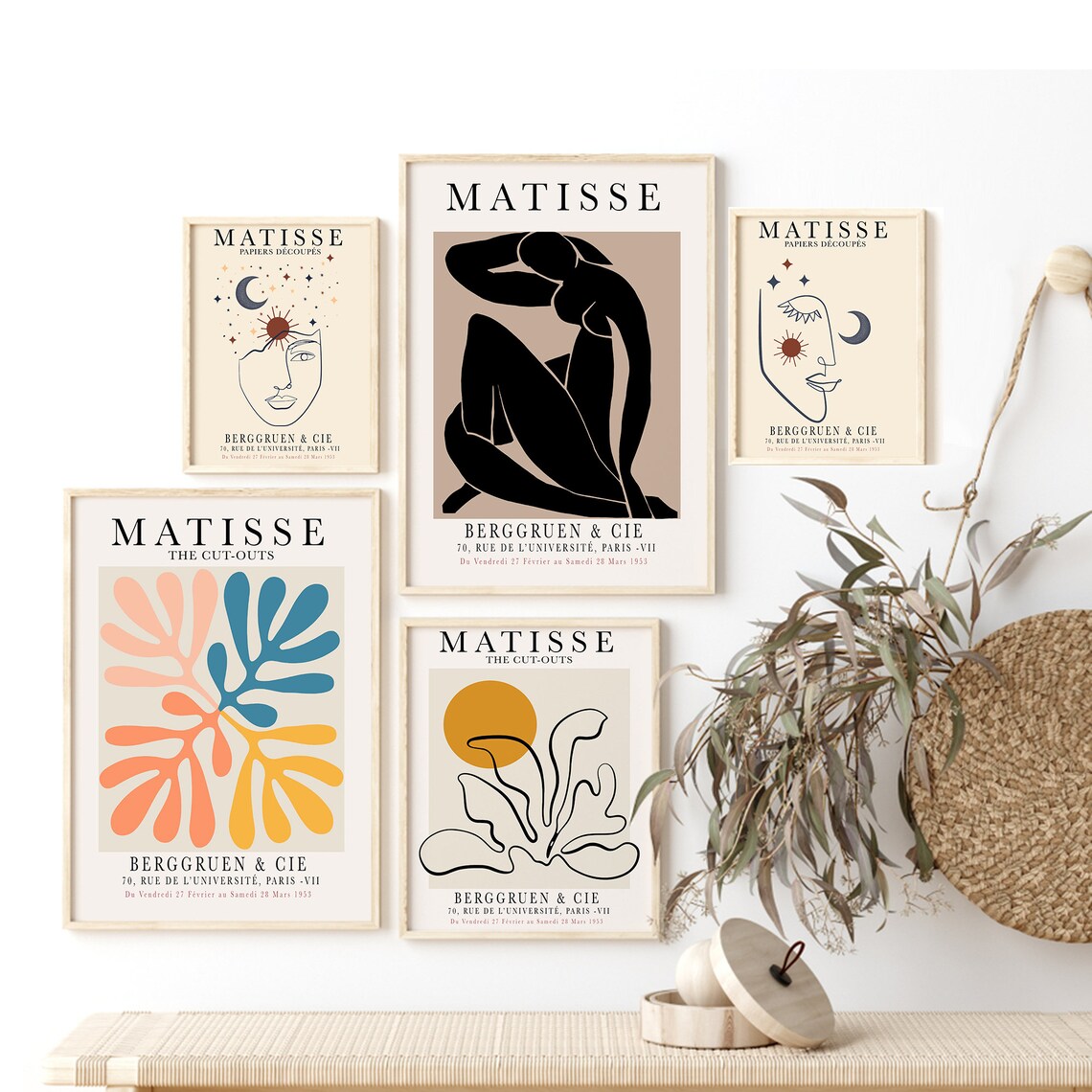 Henri Matisse Single Line Woman Face Face Line Drawing | Etsy