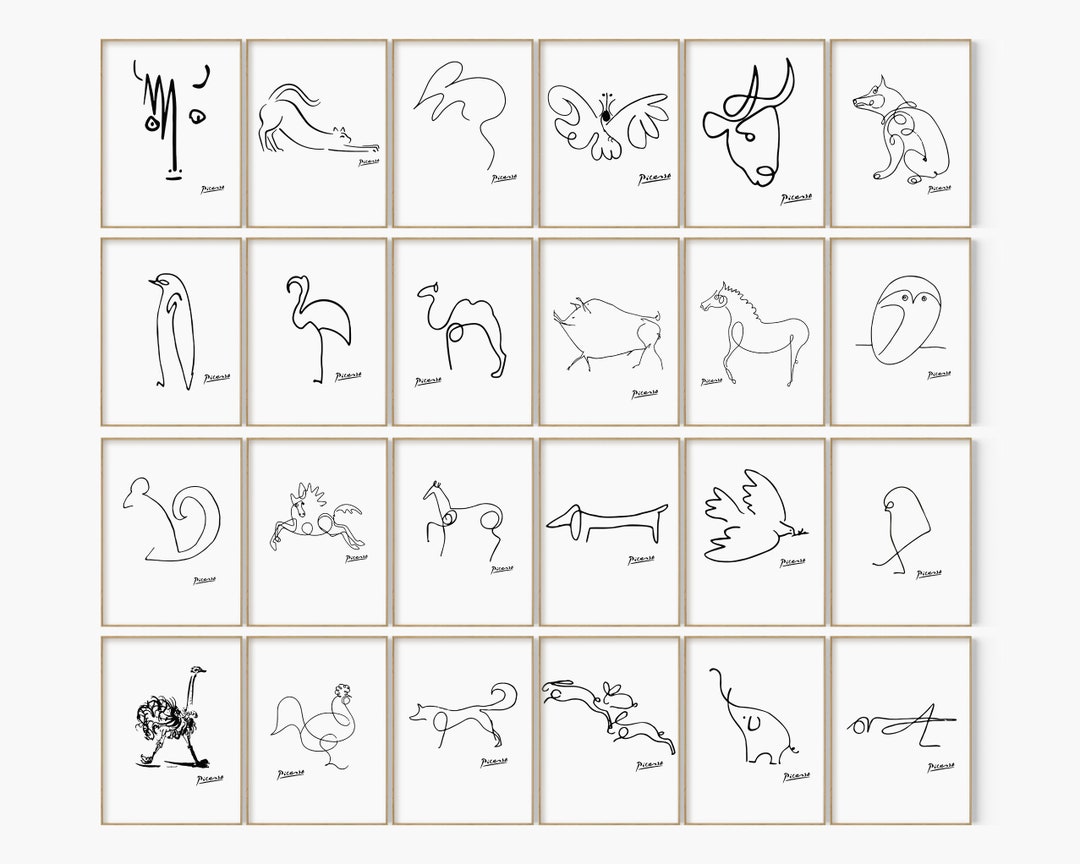 All Picasso Animals in One Pack 24 Picasso Animals Download Picasso ...