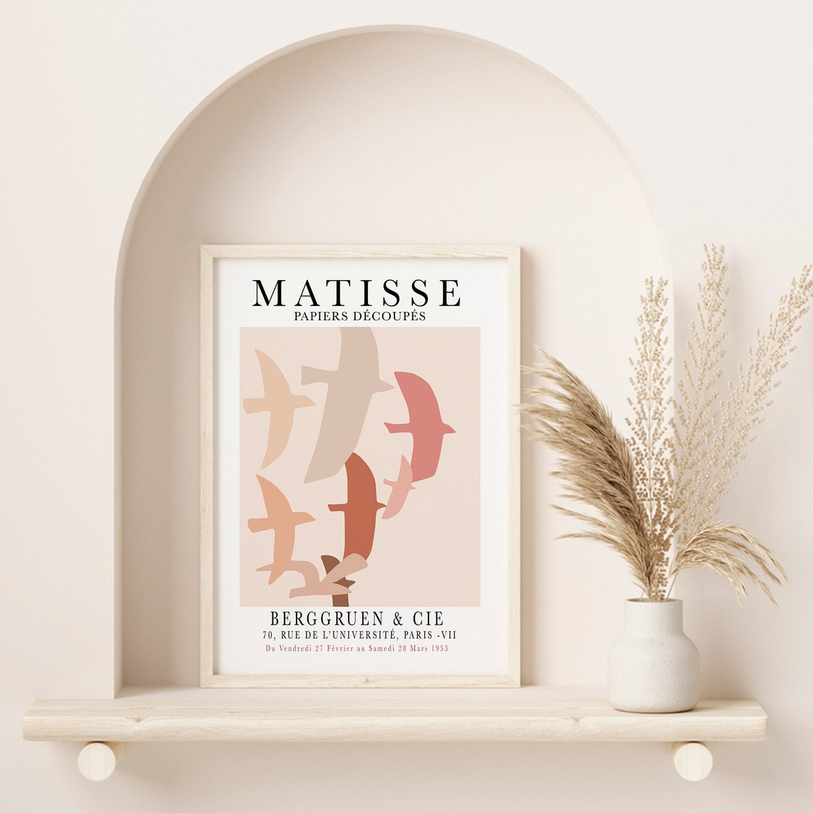 Matisse Birds Art Print Matisse Exhibition Poster Minimalist | Etsy