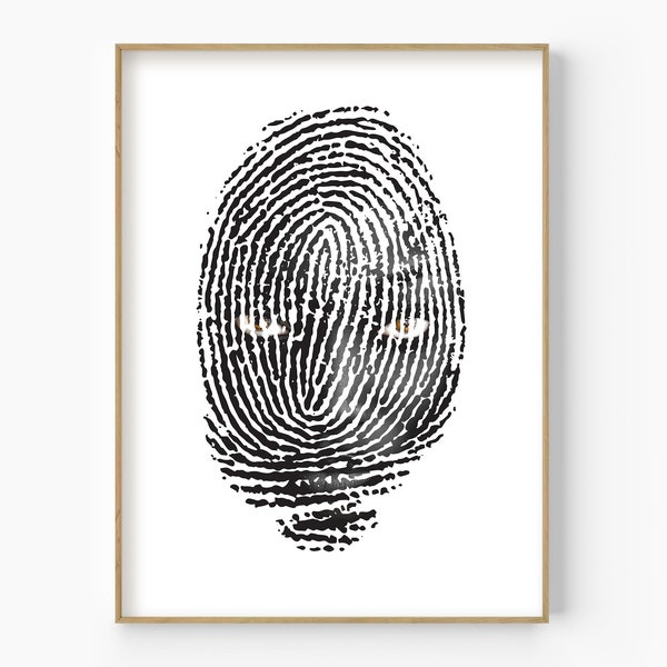 Fingerprint Art - Etsy