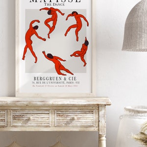 Henri Matisse the Dance Exhibition Poster Boho Wall Art - Etsy