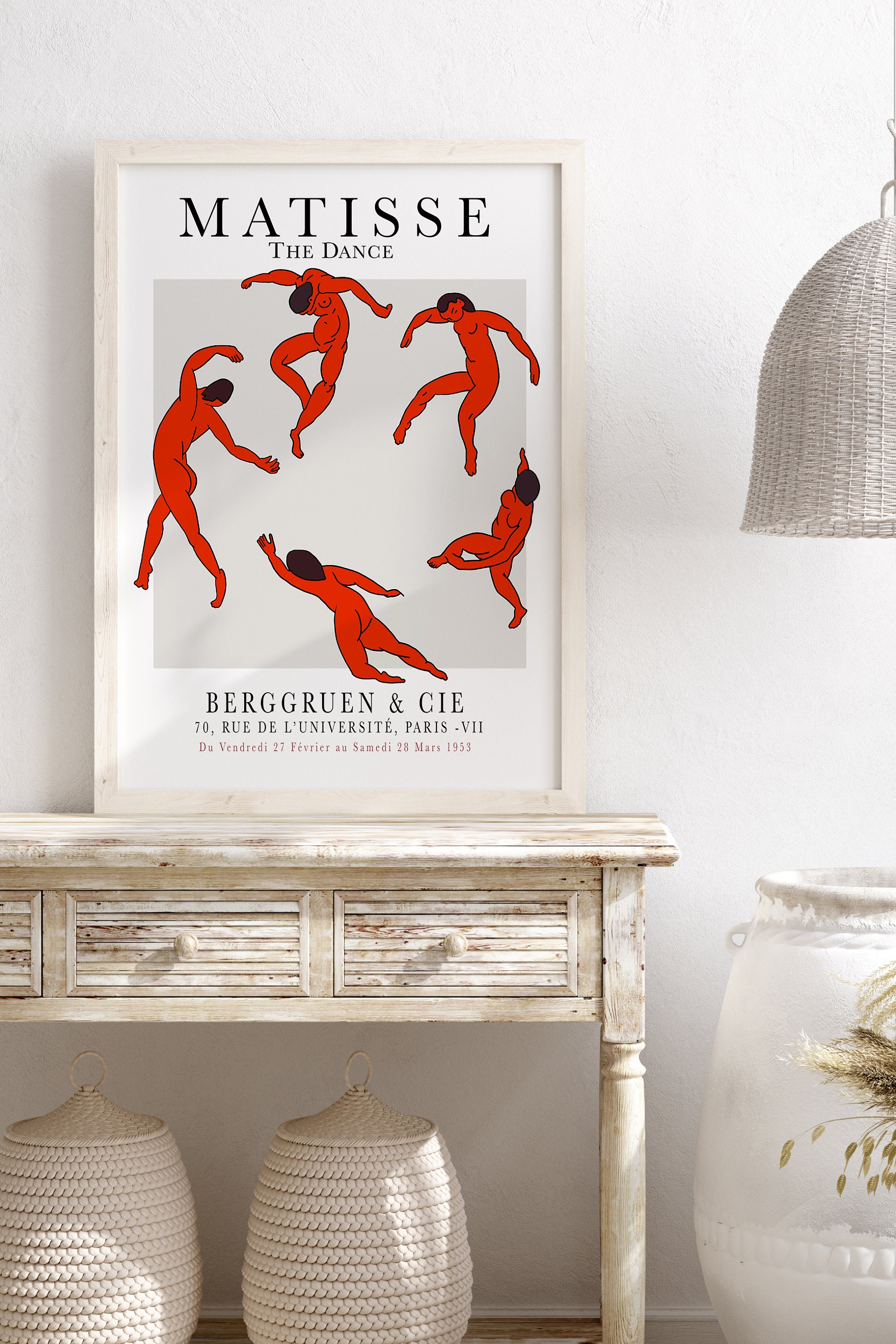 Henri Matisse the Dance Exhibition Poster Boho Wall Art - Etsy