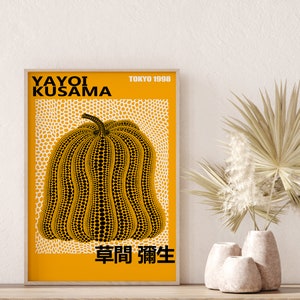 Yayoi Kusama Pumpkin Art Print Halloween Pumpkin Art Yayoi - Etsy