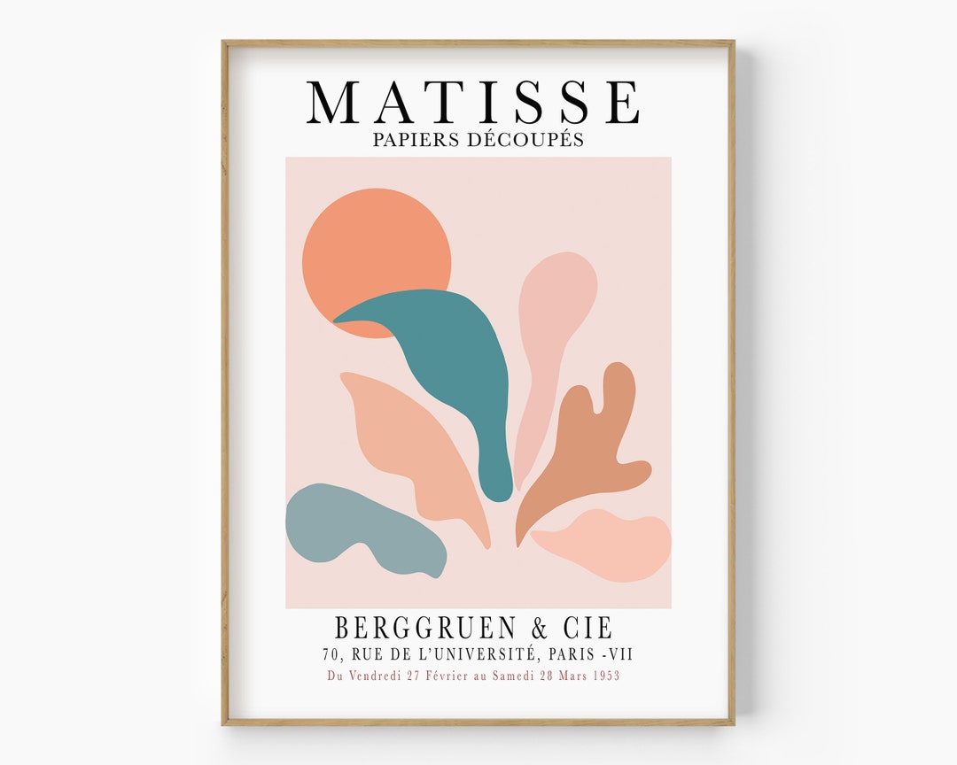 Henri Matisse Broadleaf Art Print, Botanical Decor, Matisse Exhibition ...