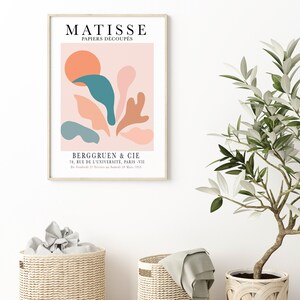 Henri Matisse Broadleaf Art Print, Botanical Decor, Matisse Exhibition ...